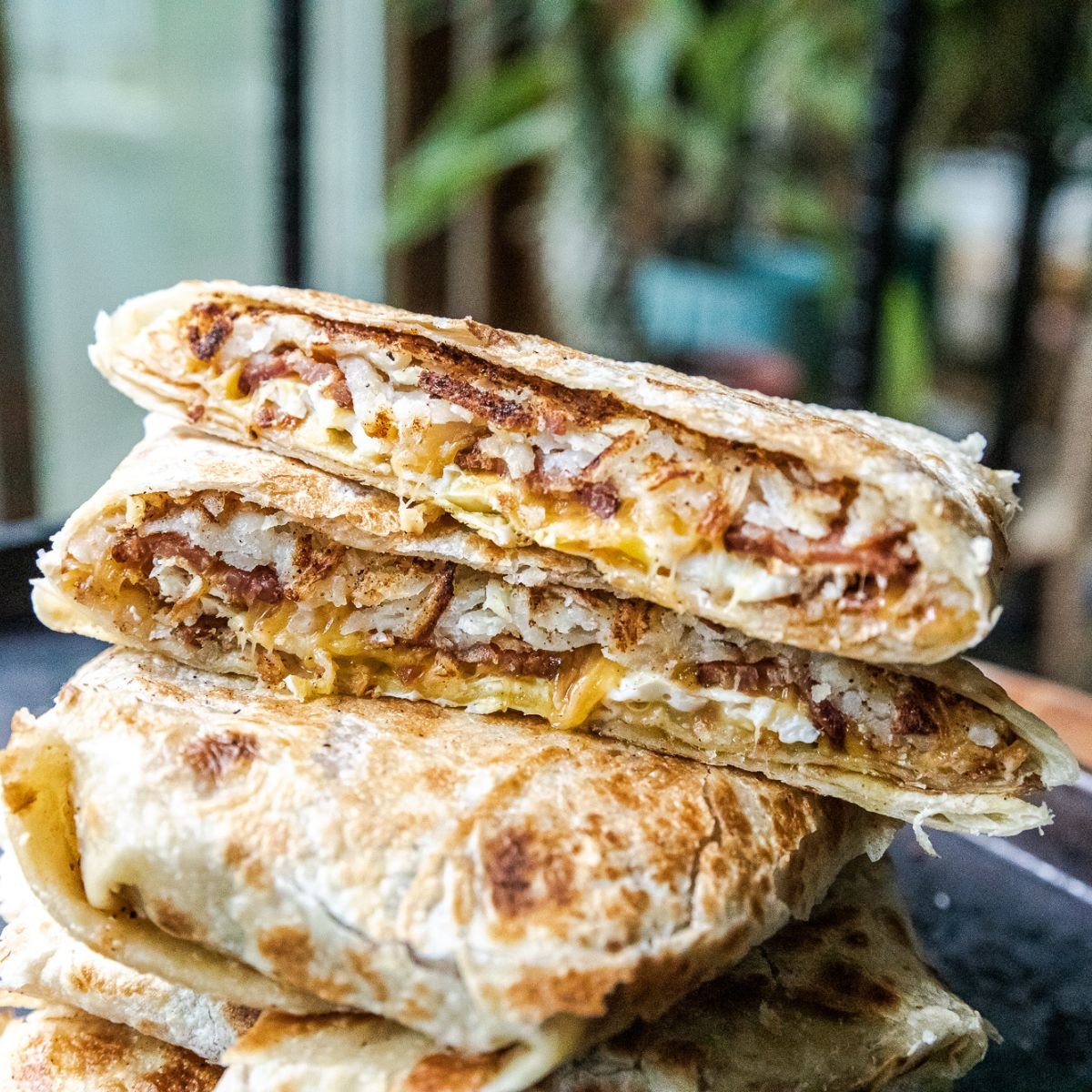Blackstone Breakfast Crunchwrap - Blackstone Recipes Daily